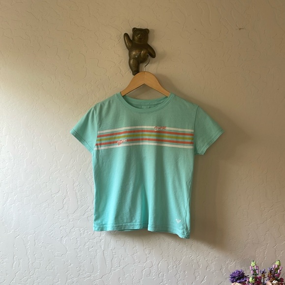 Roxy | Shirts & Tops | 5 For 25 Barbie X Roxy Collaboration Tee Girls ...